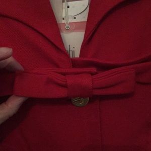 CAbi | Jackets & Coats | Cabi Perfect Red Detach Bow Jacket | Poshmark
